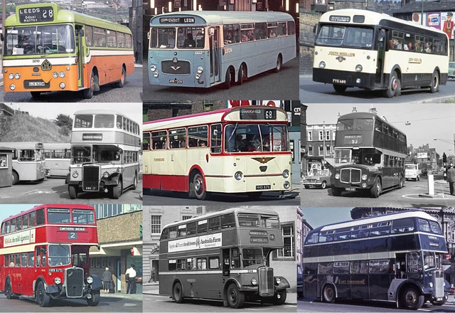 OLD YORKSHIRE BUSES of the 1960s & 70s on DVD, 340 Bus Photos £5.99 ...
