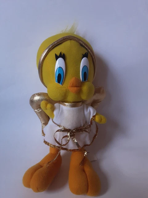 WARNER BROS LOONEY Tunes Tweety Pie Plush Christmas Angel Wings ...