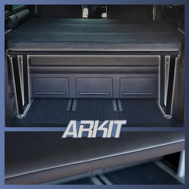 VW T5 T6 multivan multiflex board bed extension incl MDF plate 53 cm ...