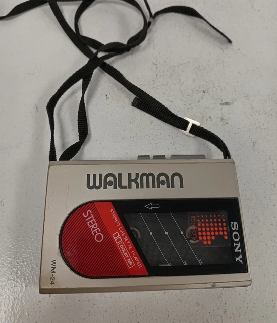 VINTAGE SONY WALKMAN WM-24 Stereo Cassette Player with Dolby NR £12.50 ...