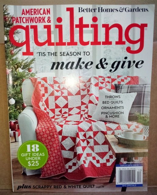 AMERICAN PATCHWORK & Quilting Magazine, December 2019, Like New, MAKE & GIVE. £3.95 - PicClick UK