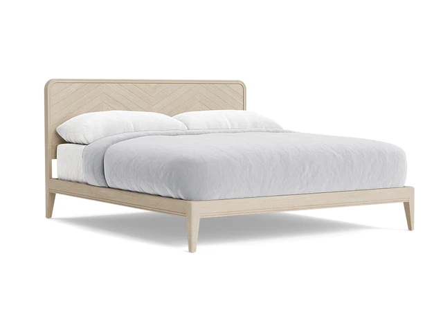 LOAF FLAPPER BED In White washed Oak Super King RRP £1495 £0.99 ...