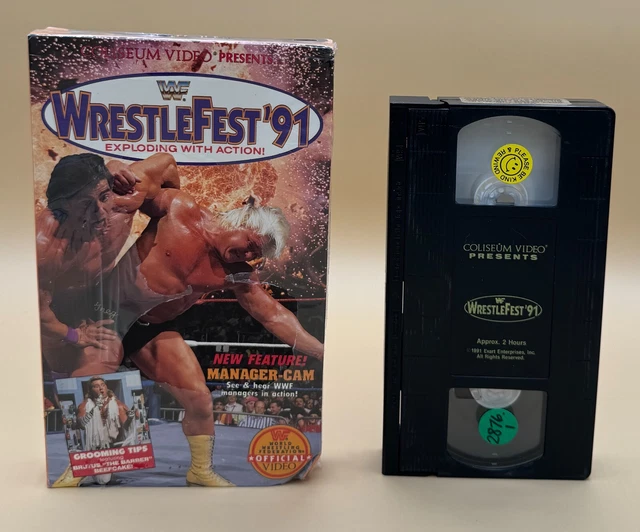 WWF WRESTLEFEST 91 VHS Coliseum Video Wrestling WWE WCW ECW Hulk Hogan Macho Man £12.16 ...