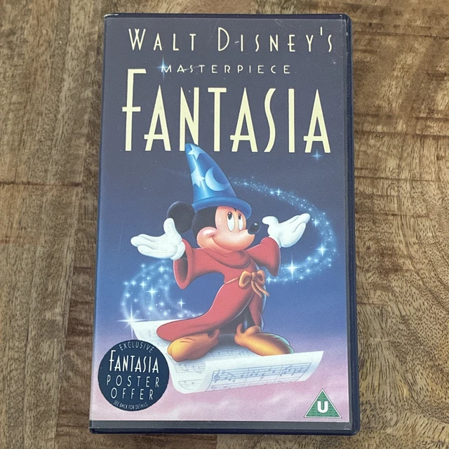 WALT DISNEY HOME Video Fantasia Masterpiece VHS PAL U 1940 Animation £7 ...