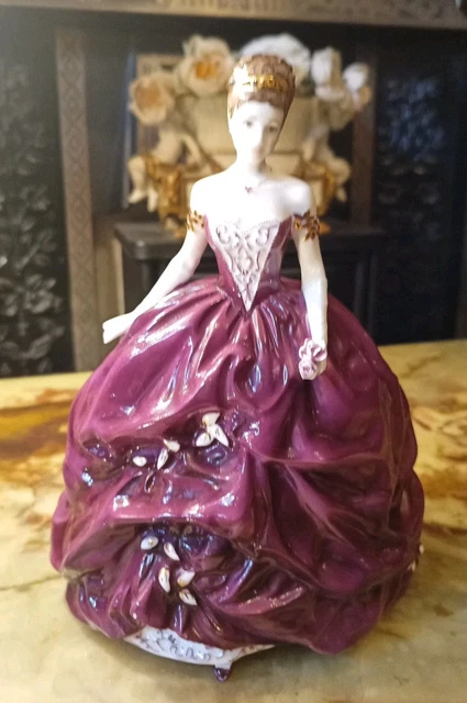 COALPORT PORCELAIN BONE china Figurine Emma with Limited Edition ...