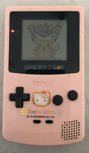 NINTENDO GAMEBOY COLOR Hello Kitty Game Boy Color Limited Edition $289. ...