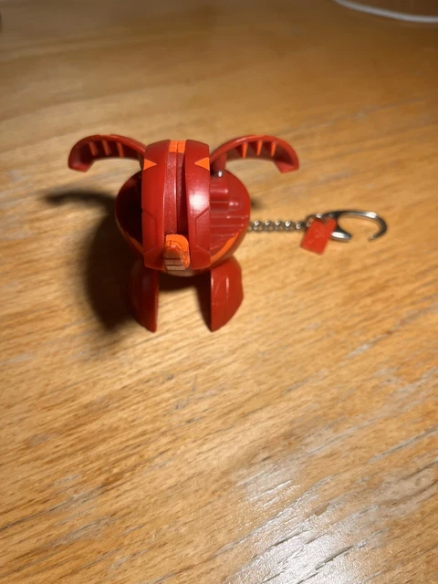 BAKUGAN PYRUS DRAGONOID KEYCHAIN Red Battle Brawlers (READ DESCRIPTION ...