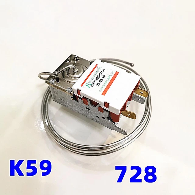THERMOSTAT SWITCH K59 WDF19 Refrigerator Temperature Controller Sensor ...