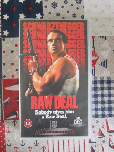 RAW DEAL 1986 Film Starring Arnold Schwarzenegger Vhs Video Tape Uk Pal ...