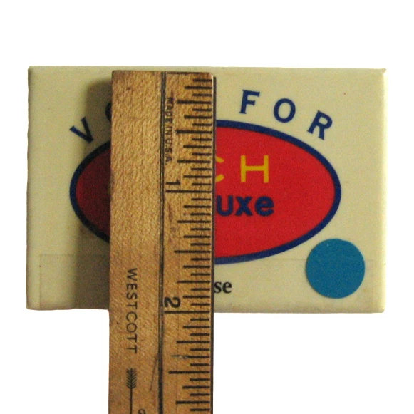 MCDONALDS ARCH DELUXE Crew Name Tag Pin 1990's Vote For Arch Deluxe 3 ...