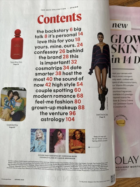 COSMOPOLITAN MAGAZINE SPRING 2024 Issue ~ KIM PETRAS COSMO ** NEW ** £9 ...