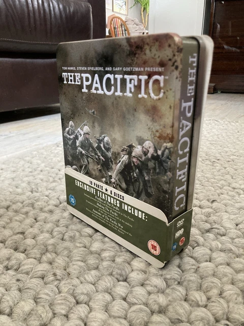 THE PACIFIC THE Complete Series DVD 6-Disc Box Set Steel Tin Case HBO ...