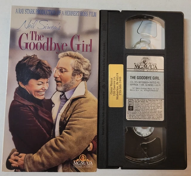 📼 VINTAGE 📼 The Goodbye Girl 📼 (VHS, 1977) 📼 TESTED 📼 EUR 7,58 ...