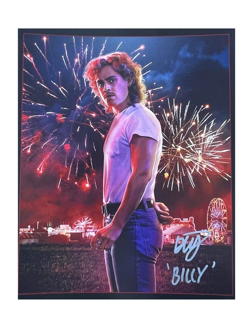 8X10 STRANGER THINGS Print Signed by Dacre Montgomery + Character ...