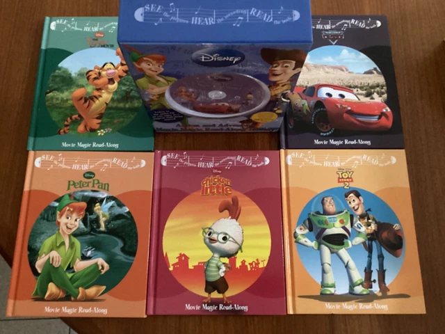 DISNEY ACTION & Adventure Movie Magic Read-Along Library Box Set (5 ...