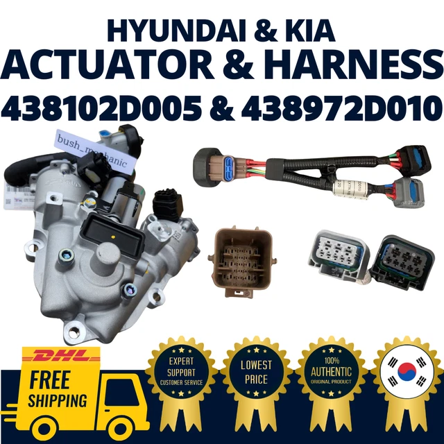 GENUINE OEM HYUNDAI Kia Actuator Sub Assembly Gear with harness $674.30 ...