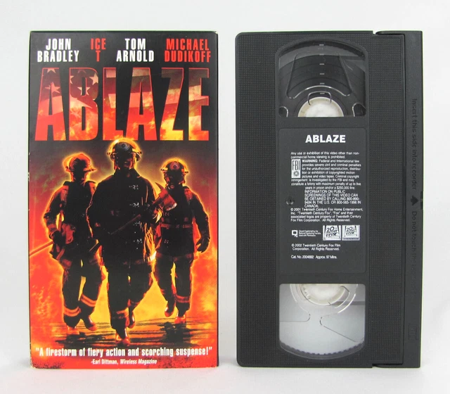 ABLAZE ~ 2001 VHS (2000 Movie) TESTED 20th Century Fox ~ Thriller ...