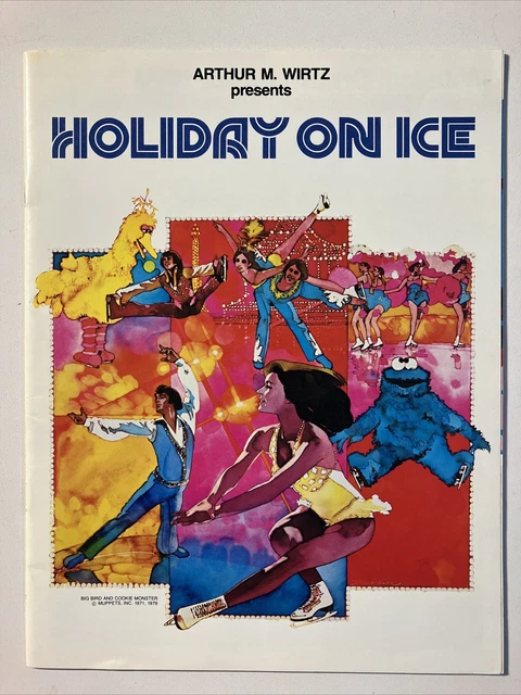 1979 SESAME STREET Holiday On Ice Souvenir Program Book Arthur M. Wirtz ...