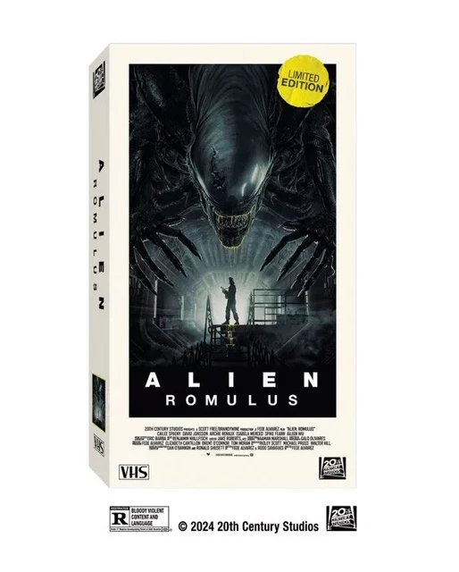 ALIEN: ROMULUS LIMITED Edition VHS 20th Century Studios Release 2024 ...