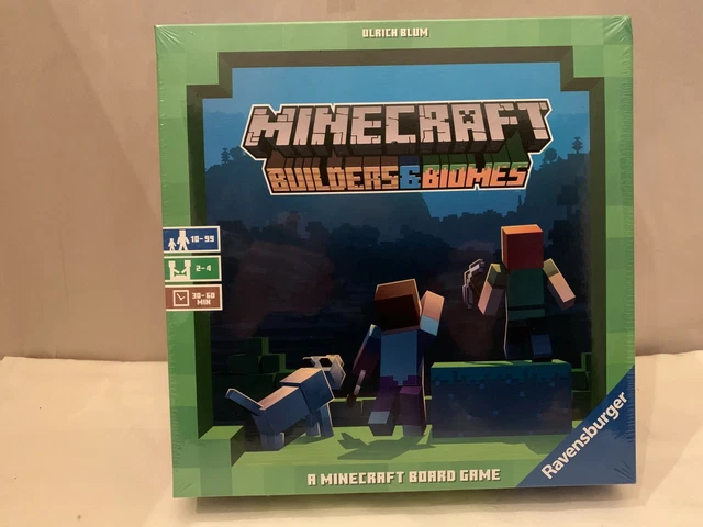 MINECRAFT: BUILDERS & Biomes Board Game - New EUR 41,30 - PicClick FR