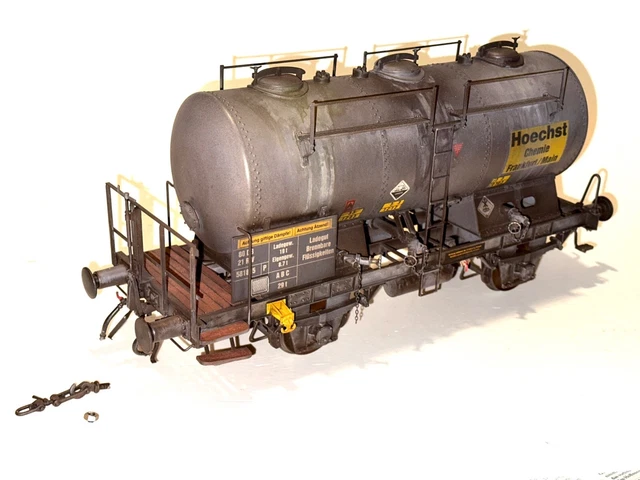 MAGNUS SPUR II 64 mm Regelspur Kesselwagen Tankwagen aus Metall Spur 2 ...