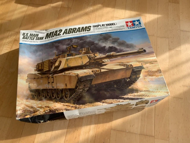 TAMIYA U S MAIN BATTLE TANK M1A2 Abrams Display Model 36212 1:16 Big Set NEW £102.00 - PicClick UK