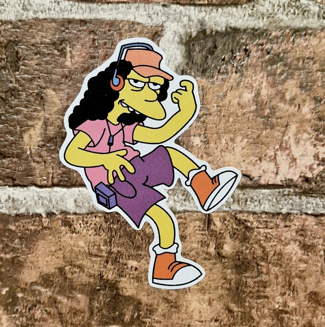 OTTO THE SIMPSONS Sticker Weatherproof Vinyl Skateboard Laptop Car ...