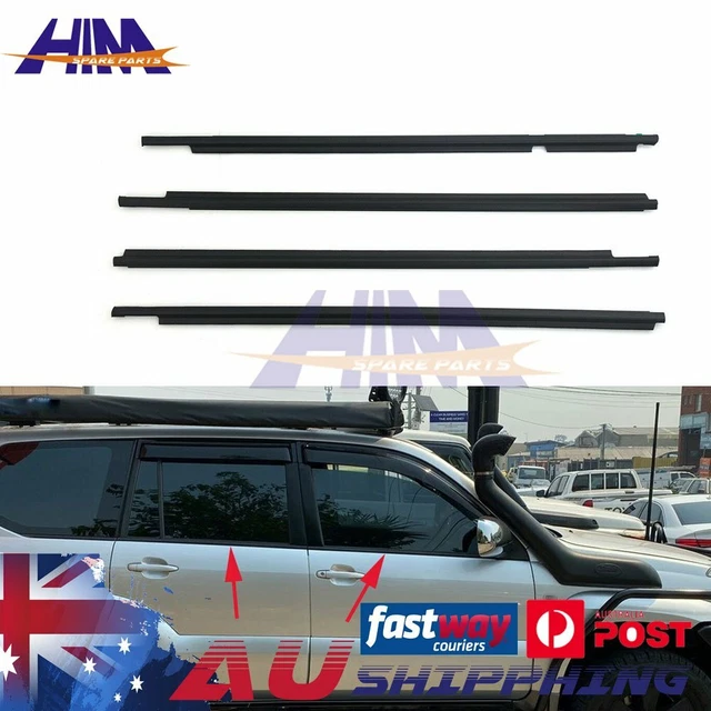 OUTER DOOR WEATHER Window Rubber Seal FOR TOYOTA Landcruiser PRADO 120 ...