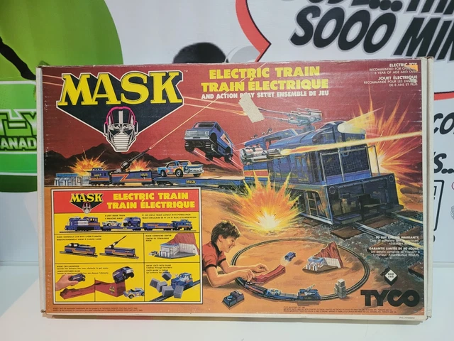 VINTAGE RARE TYCO Mask Electric Train Set Ho Scale Htf Volcano Van & 57 ...