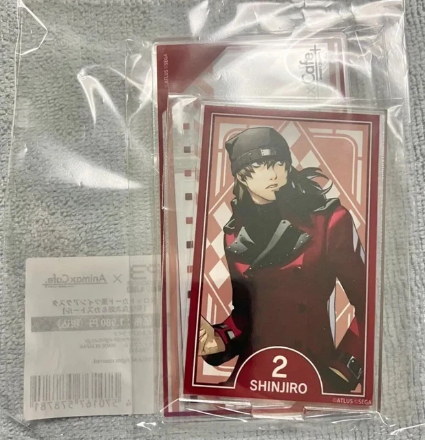 PERSONA 3 RELOAD X Animax Cafe 2024 Shinjiro Aragaki Supporto doppio ... PERSONA 3 RELOAD X Animax Cafe 2024 Shinjiro Aragaki Supporto doppio ...