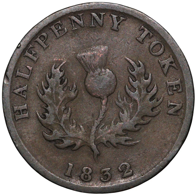 1832 CANADA NOVA Scotia George III Half Penny Token (CCT# NS-1D2) £10.00 - PicClick UK