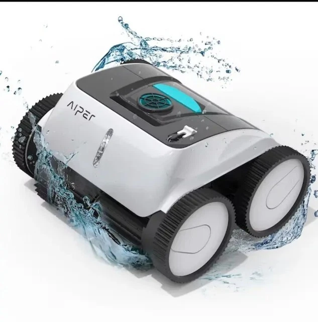 AIPER CORDLESS ROBOTIC Pool Cleaner Seagull 1500 Wireless Brand New In ...