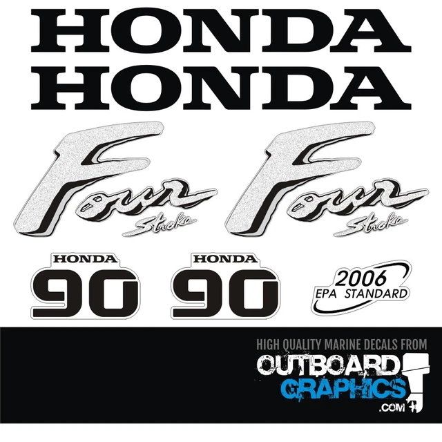 HONDA BF90 90HP 4 stroke outboard engine decals/sticker kit £37.54 ...