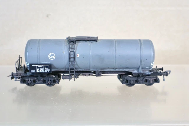 FLEISCHMANN 5471 DB Eva Pétrole Bogie Wagon-Citerne 374-5 Düsseldorf ...