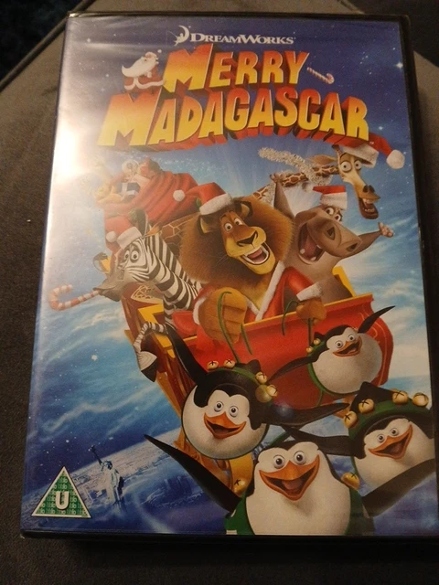 🆕️📀 DREAMWORKS MERRY Madagascar DVD MOVIE ️ BRAND NEW AND SEALED ️ UK ...