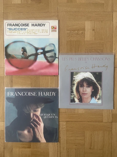 FRANÇOISE HARDY LOT de 3 albums vinyles 33 tours (3 original vinyl LPs ...