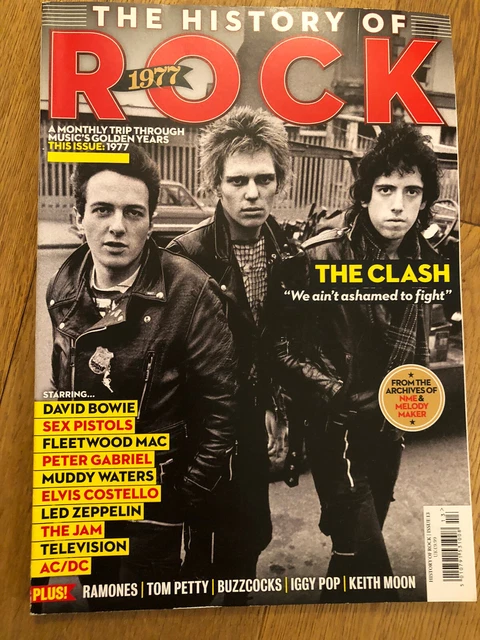 THE HISTORY OF ROCK MAGAZINE 1977 ISSUE 13 THE CLASH NME Melody Maker ...