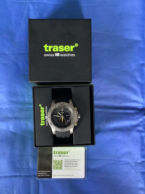 TRASER P66 ELITE Chronograph Quartz Movement Swiss Made quality watch £ ...