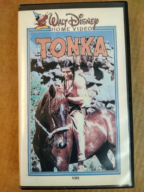 TONKA WALT DISNEY VHS Home Video molto raro film classico western super ...