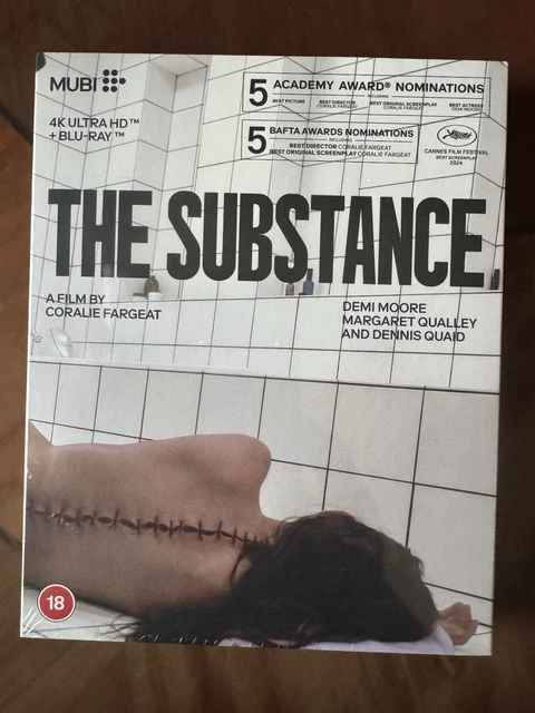 THE SUBSTANCE (2024) Limited Collector’s Special Edition 4K Uhd +Blu Ray £17.56 - PicClick UK