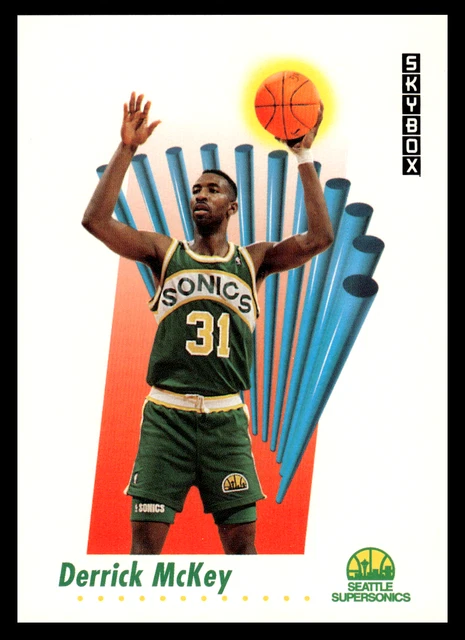 1991-92 SKYBOX DERRICK McKey #272 Seattle SuperSonics NBA Basketball ...