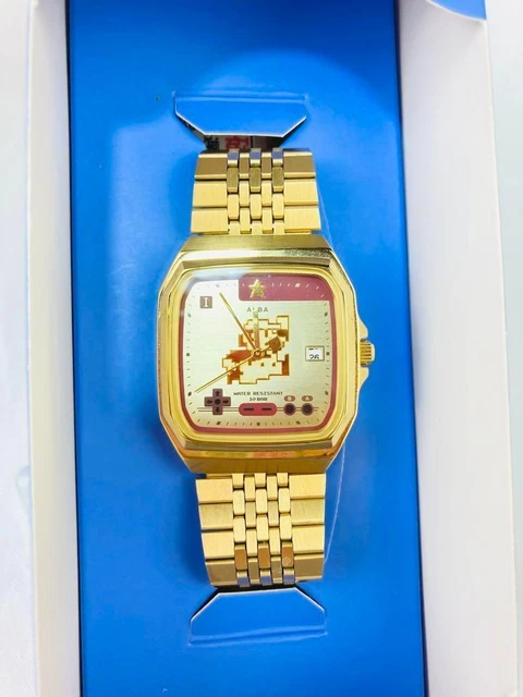 SEIKO ALBA X Super Mario Bros Collab Men’s Watch Quartz Analog ...