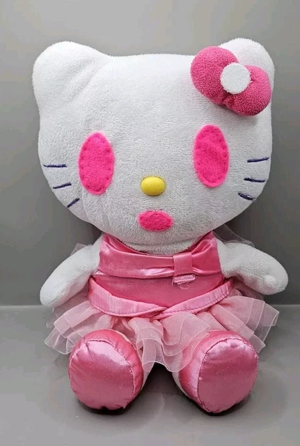 HELLO KITTY SANRIO Pink Ballerina Dancer Soft Toy Plush 2009 Customised ...