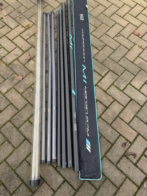 MAP TKS COMPETITION M1 Margin Pole With Bag plus 3 power puller top ...