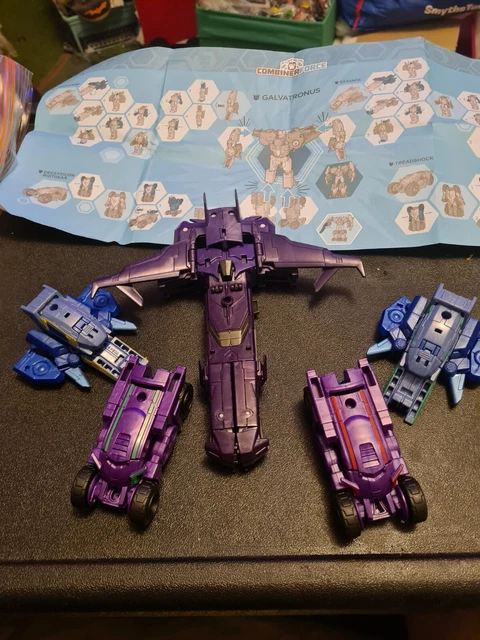 TRANSFORMERS RID TEAM Combiners Set figure Galvatronus senza cannone ...