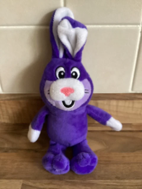 CADBURYS CHOCOLATE EASTER BUNNY RABBIT PURPLE PLUSH SOFT TOY EXCELLENT ...