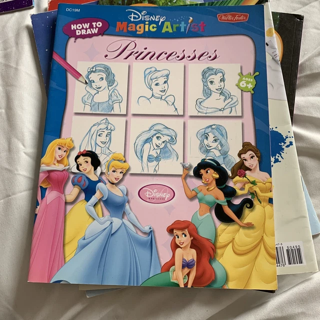 HOW TO DRAW Princesses (Disney and Disney Pixar Magic Artist Learn-To ...