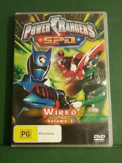 POWER RANGERS SPD - Wired : Vol 3 (DVD, 2005) - Region 4 $11.03 ...