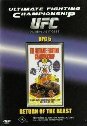 DVD ULTIMATE FIGHTING Championship UFC 5 Return of the Beast Brand New ...
