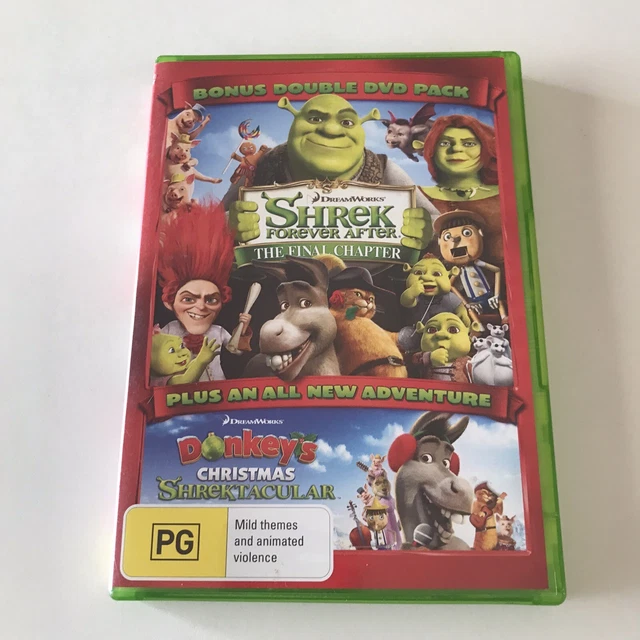 SHREK FOREVER AFTER + Donkey's Christmas Shrektacular DVD Region 4 PAL ...